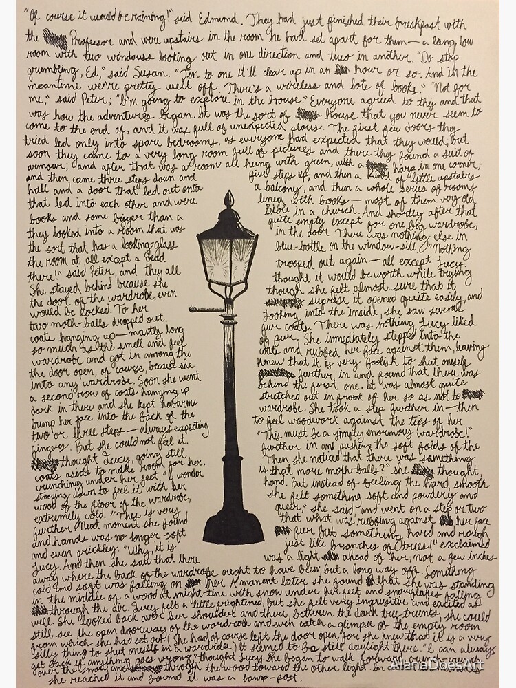 "The Lamp Post" Art Print for Sale by AlanaDoesArt | Redbubble