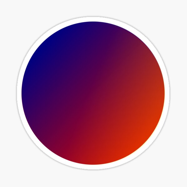 "Purple red yellow fade" Sticker for Sale by Scootzi | Redbubble