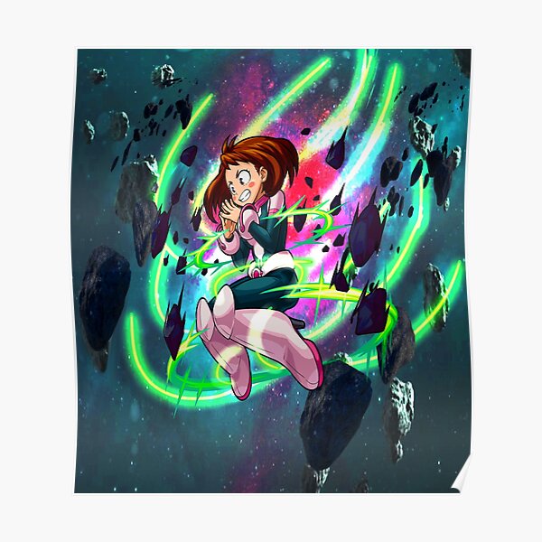 "Ochaka Uraraka in Space" Poster for Sale by TrinityHarmonia | Redbubble