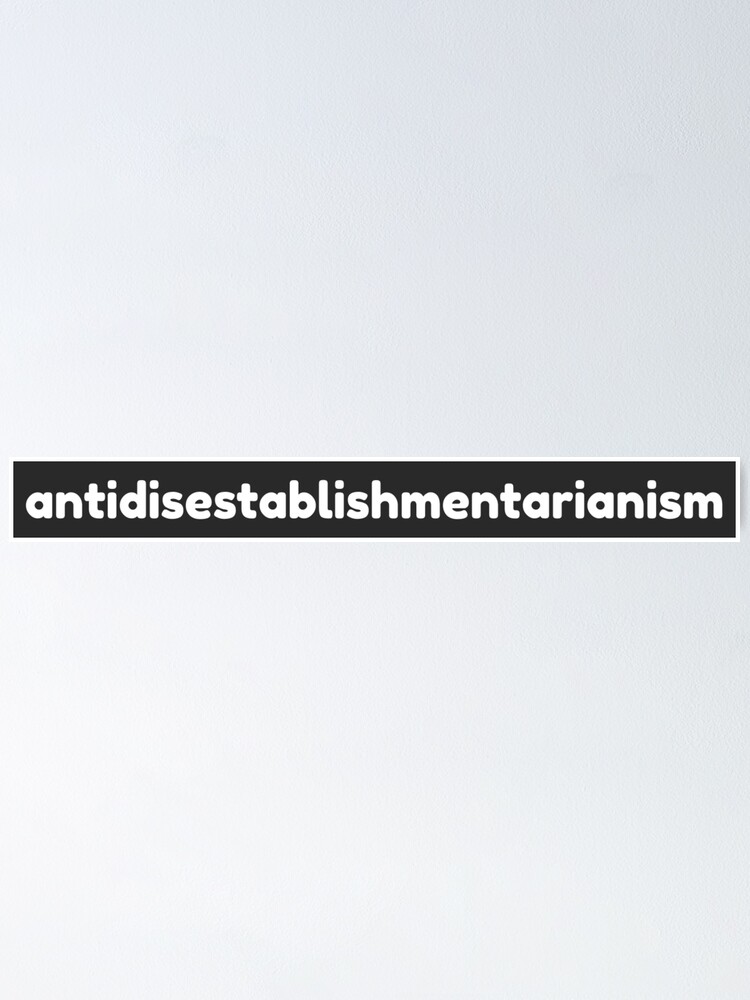 "Antidisestablishmentarianism, Not the longest word!" Poster for Sale ...