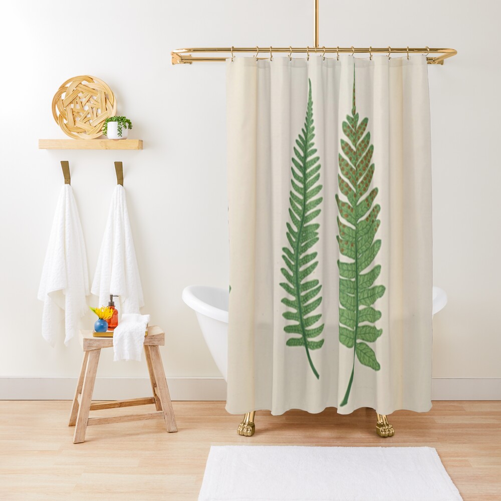 "Botanical Ferns" Shower Curtain by bluespecsstudio | Redbubble