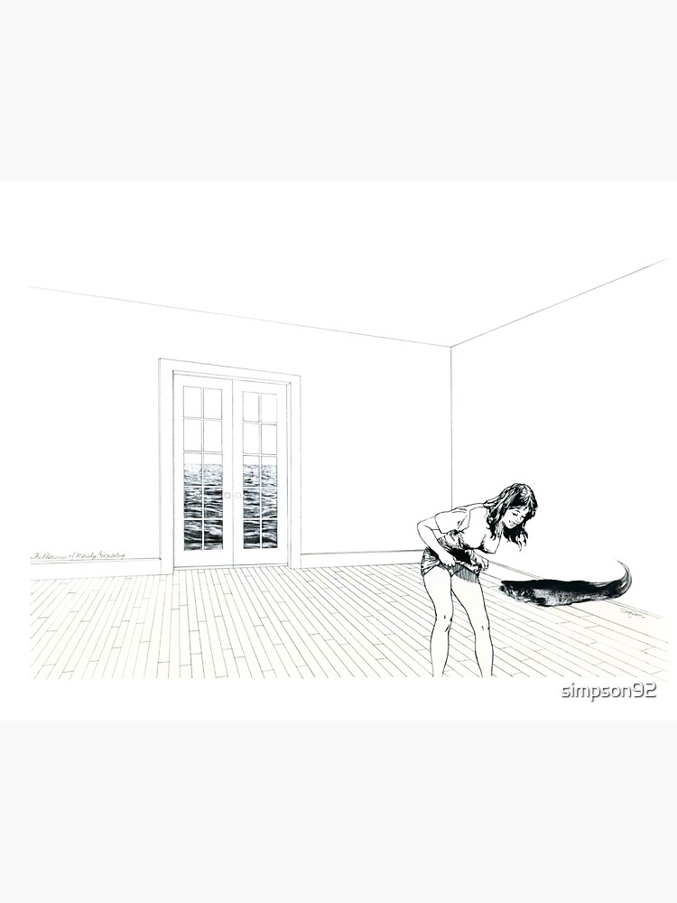 "The Pleasure of Merely Circulating drawing" Sticker for Sale by ...