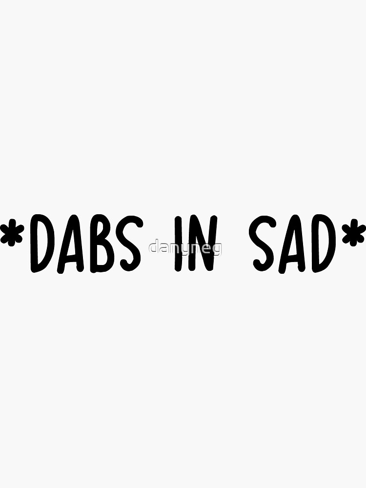Pegatina «Dabs in Sad Millennial Deprimido Meme Salud mental Enfermedad ...