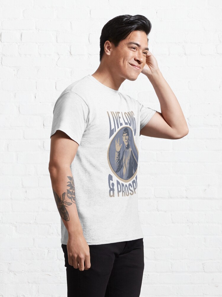 "Star Trek Original Series Spock Blue Hue Portrait Poster" Classic T ...