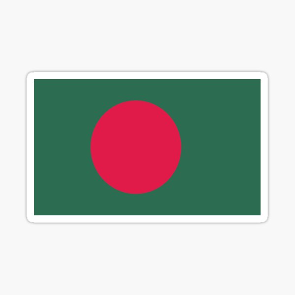 "Bangladesh Flag" Sticker for Sale by estybain | Redbubble