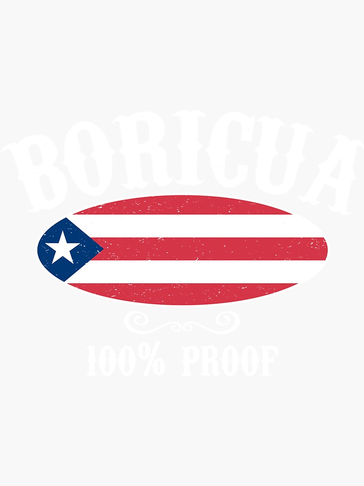 "Puerto Rico Boricua " Sticker for Sale by Timcito | Redbubble
