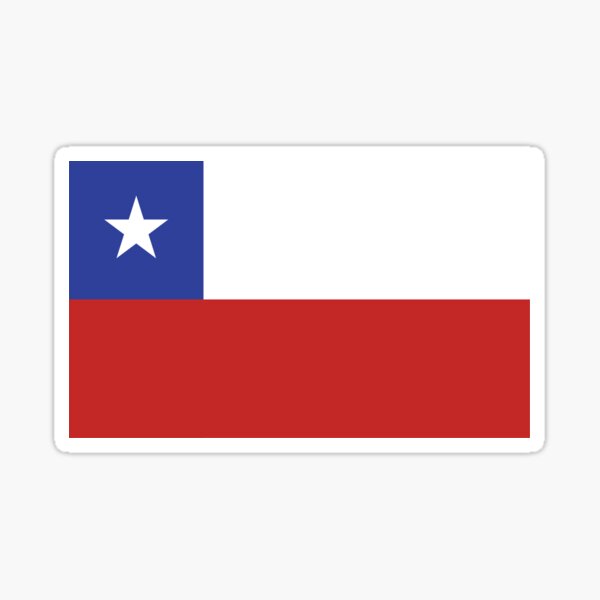 "Chile Flag" Sticker for Sale by estybain | Redbubble