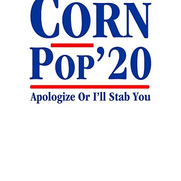"Corn Pop 2020" Sticker for Sale by teesfineart | Redbubble