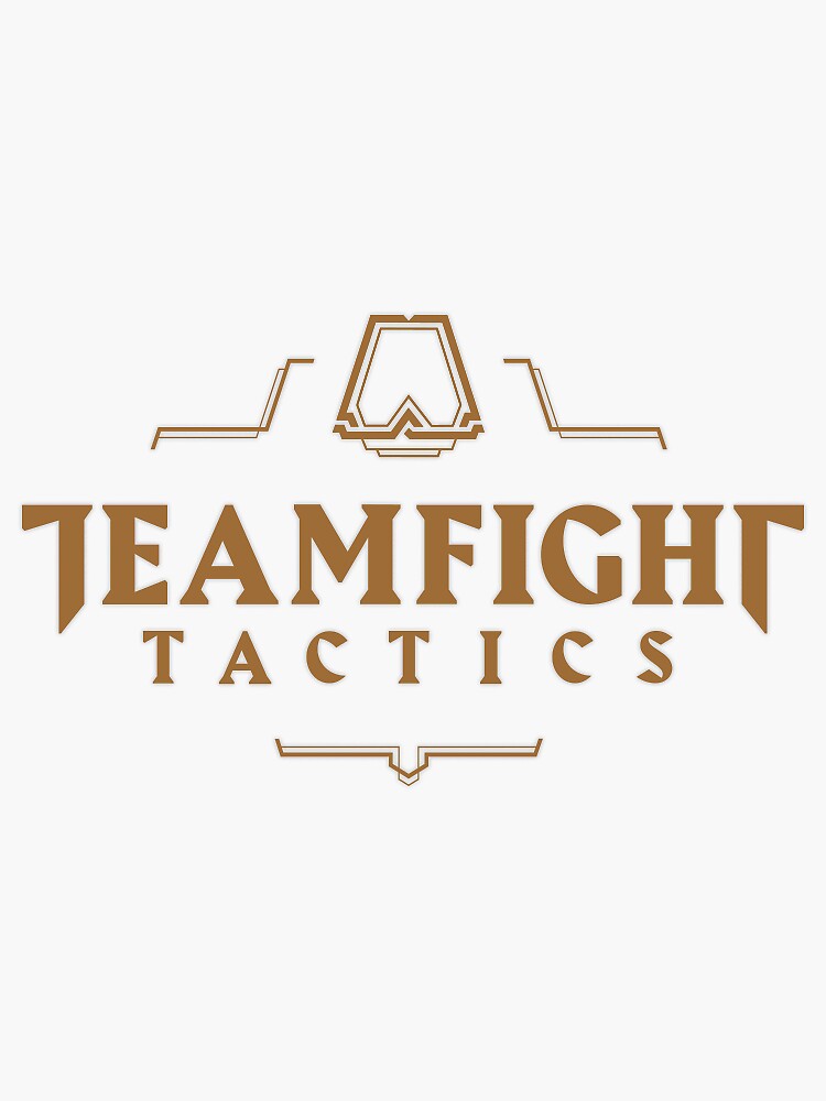 "Team fight tactics logo" Sticker for Sale by MrShibo | Redbubble