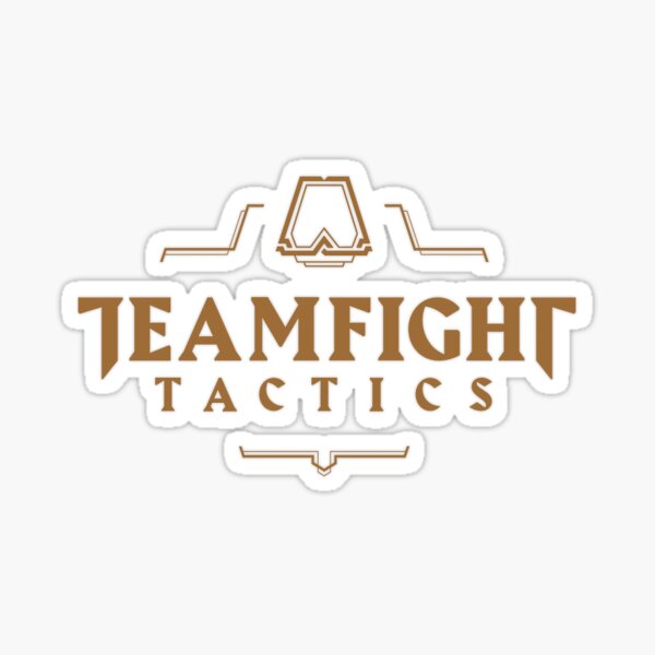 "Team fight tactics logo" Sticker for Sale by MrShibo | Redbubble