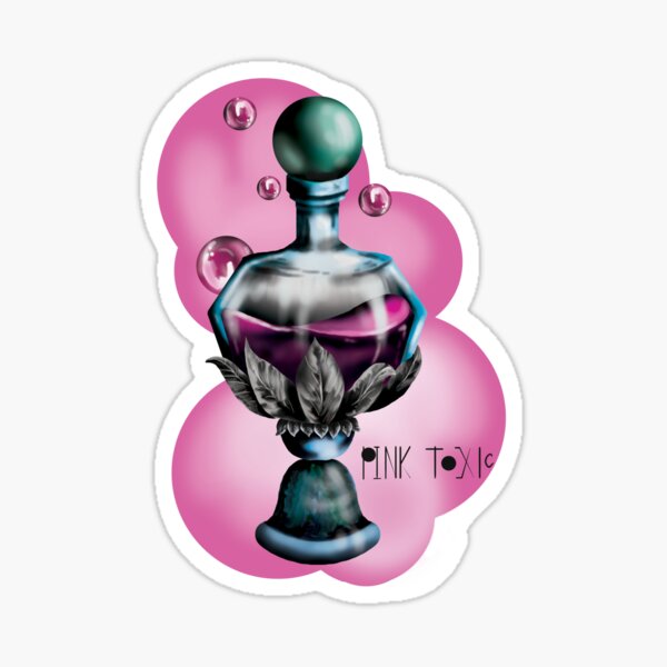 "Pink&Toxic Potion" Sticker for Sale by pinkandtoxic | Redbubble