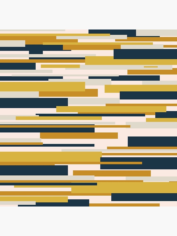 "Wright Midcentury Modern Geometric Abstract Pattern in Mustard Yellow ...