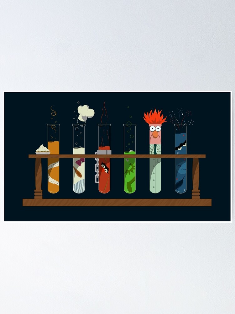 "Muppet Science - Chemistry " Poster for Sale by TenkenNoKaiten | Redbubble
