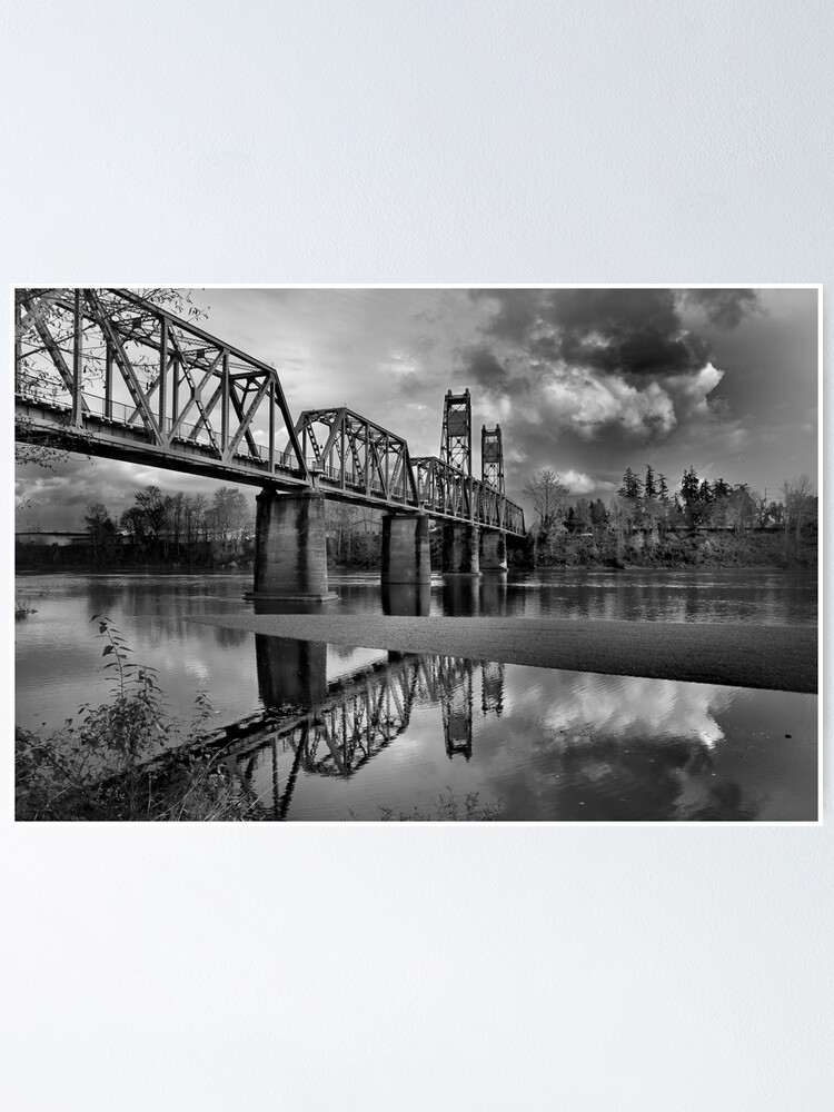 "Old Rail Road Bridge" Poster for Sale by pdsfotoart | Redbubble