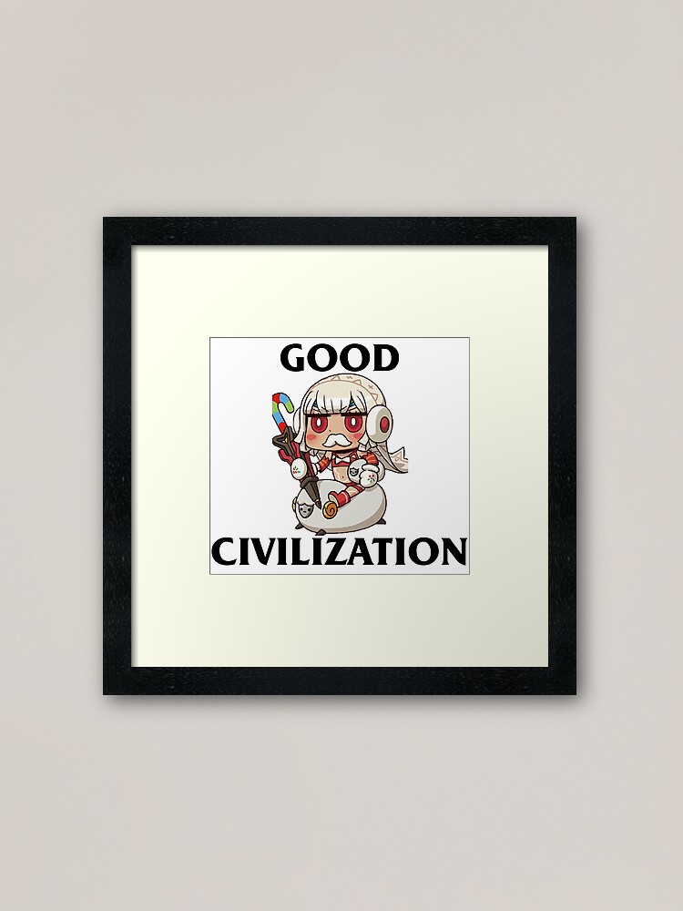 "Fate Grand Order (FGO) - Altera - Good Civilization Meme " Framed Art ...