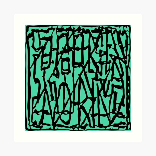 "Coloring page Runes 3659" Art Print by LeMoor | Redbubble