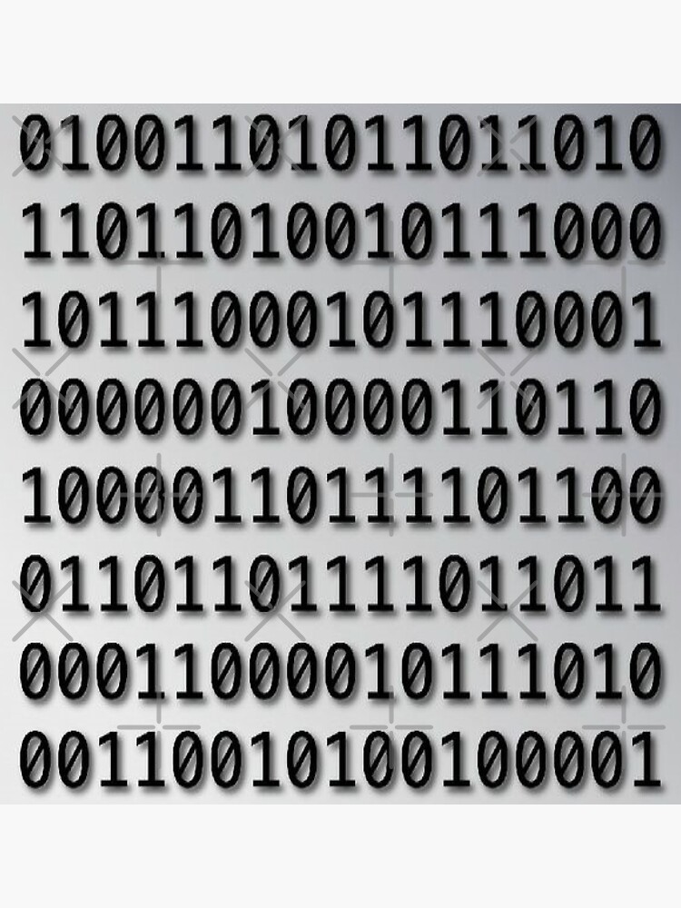 "Rendlesham Binary Code" Poster for Sale by zarface | Redbubble