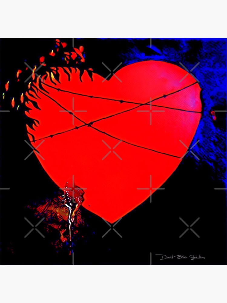 "Deadly Heart - By Kim Blair - Graphic 1" Sticker by davidbstudios ...