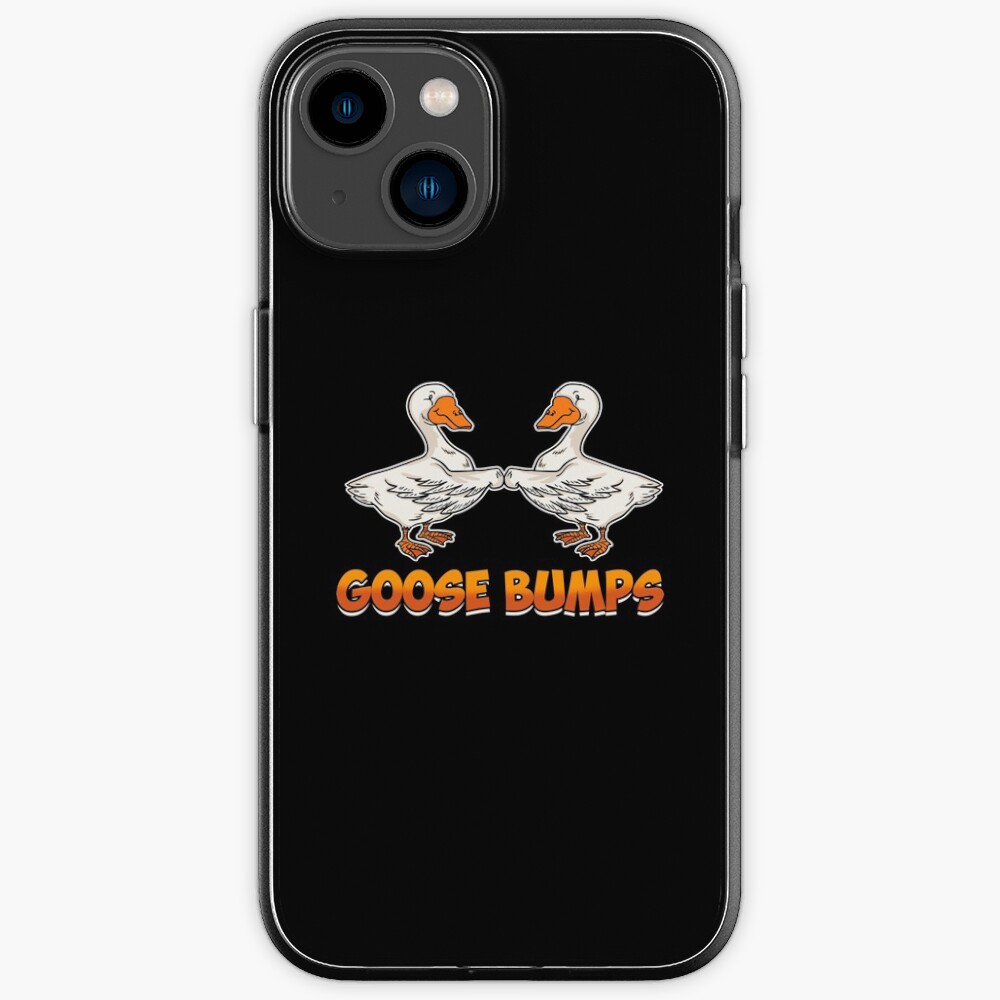 "Cute & Funny Goose Bumps Goosebumps Animal Pun" iPhone Case for Sale ...