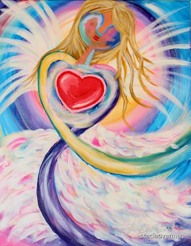 "Rainbow Angel" by stacieoverman | Redbubble