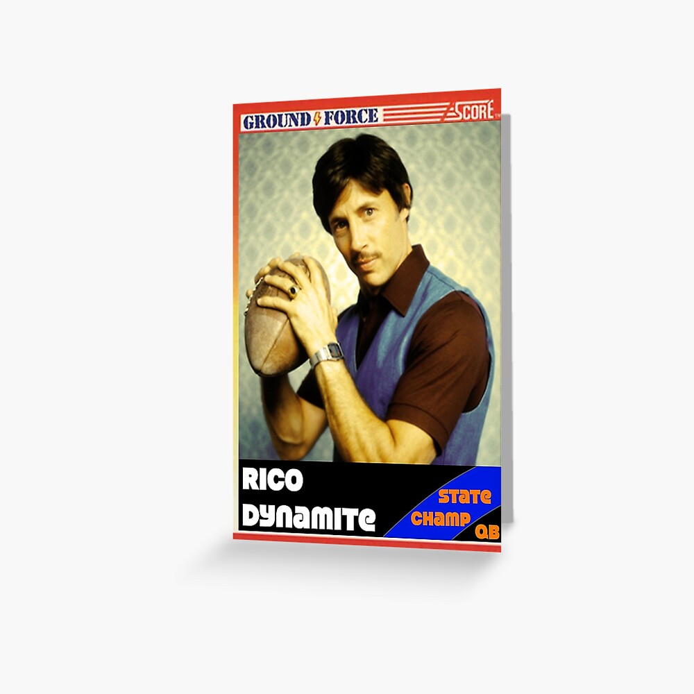 "Vintage Uncle Rico card" Greeting Card for Sale by PoperutluC | Redbubble