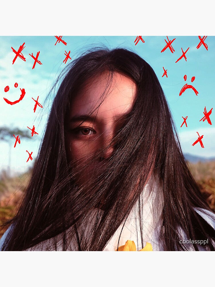 "Confused Girl" Sticker by coolassppl | Redbubble