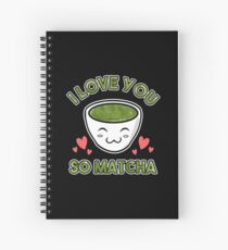Matcha Pun Spiral Notebooks | Redbubble