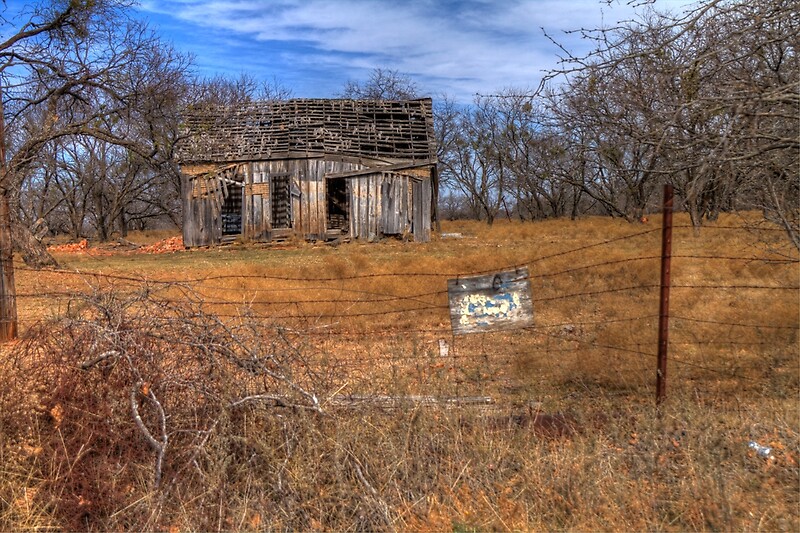 "A Rotten Old Shack on A Rural Dirt Road" by Terence Russell | Redbubble