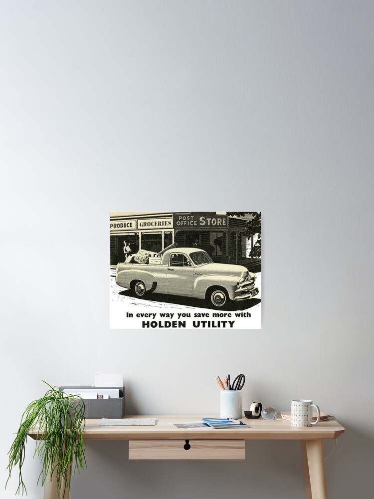 "The Mighty FJ Holden Ute " Poster for Sale by taspaul | Redbubble