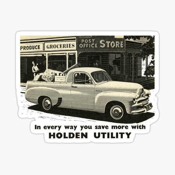 "The Mighty FJ Holden Ute " Sticker by taspaul | Redbubble