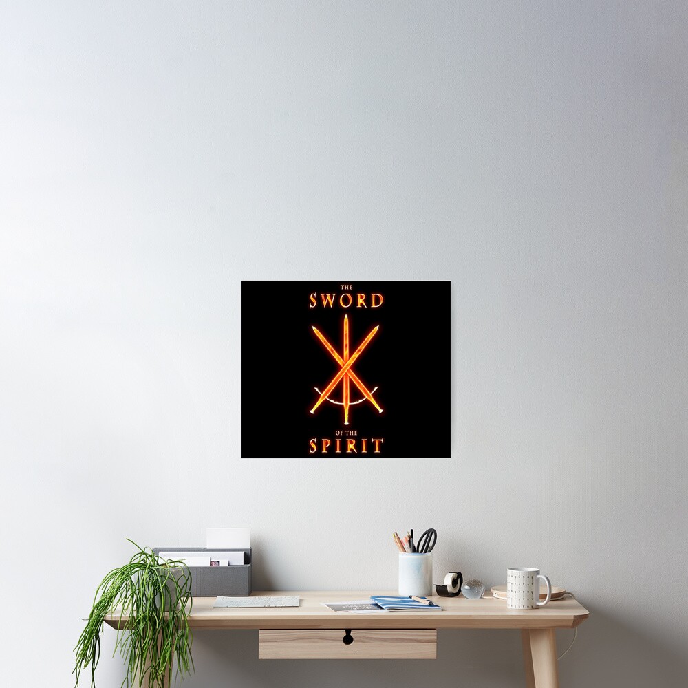 "Jesus Christ, Sword of the Spirit, Bible verse" Poster for Sale by ...