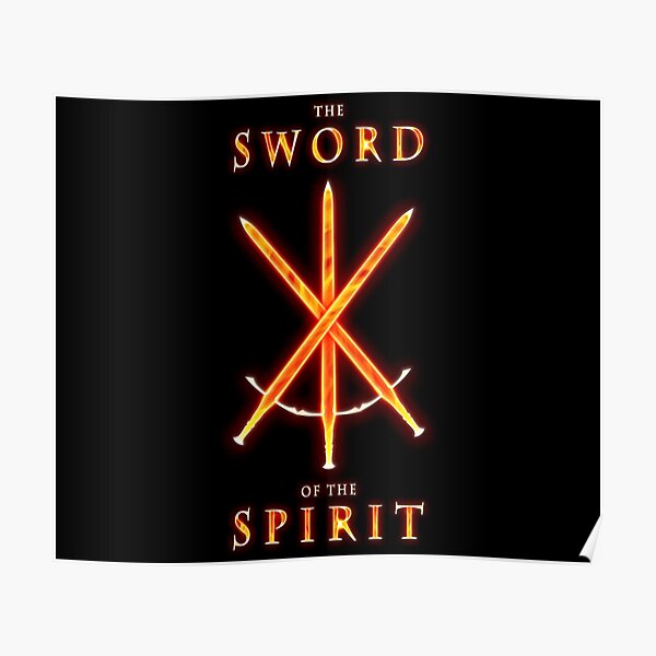 "Jesus Christ, Sword of the Spirit, Bible verse" Poster for Sale by ...
