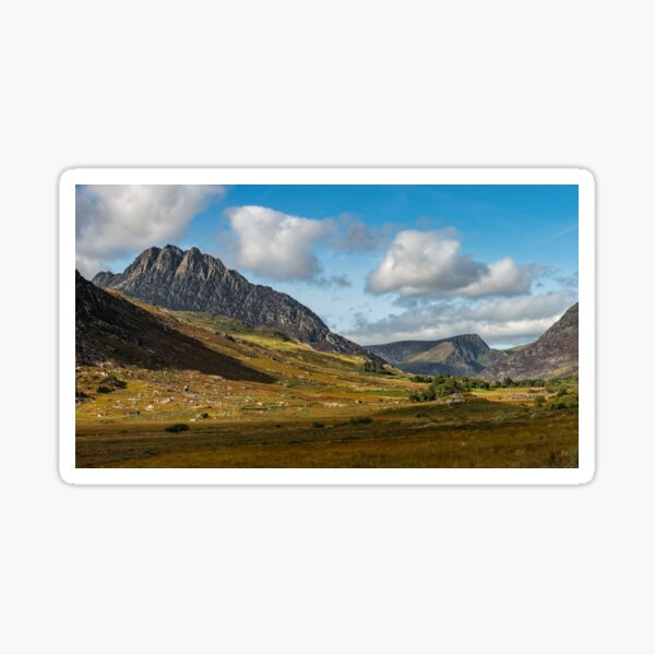 "Tryfan and Ogwen Valley Snowdonia " Sticker by AJEvans | Redbubble