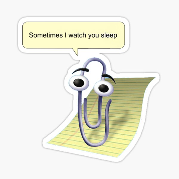 Clippy Microsoft Stickers | Redbubble