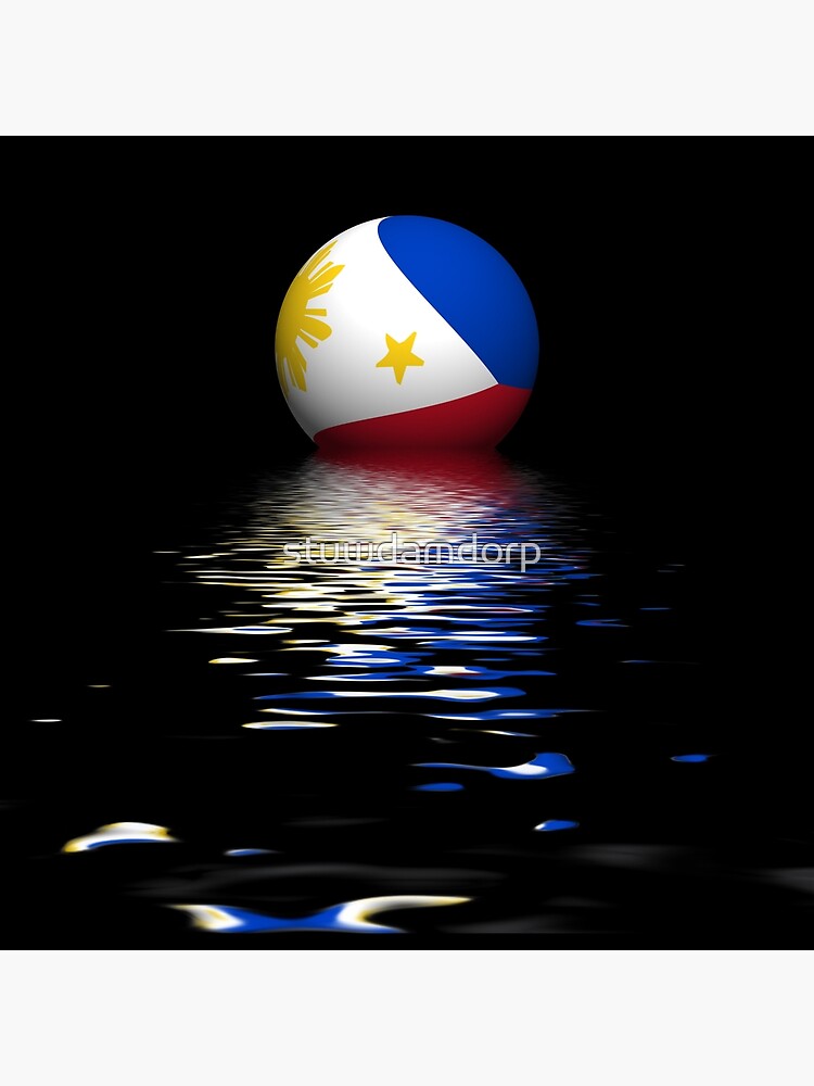"Philippines Flag rising/setting." Poster by stuwdamdorp | Redbubble