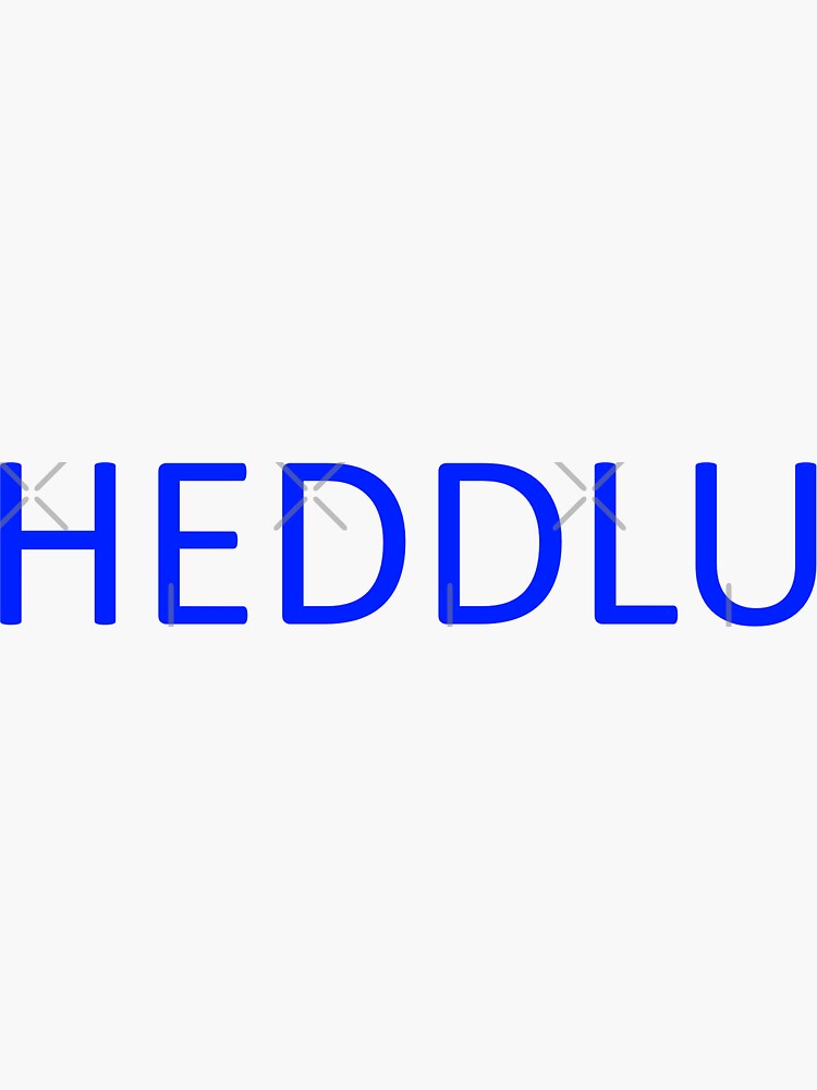 "HEDDLU - POLICE" Sticker for Sale by SionDafydd | Redbubble