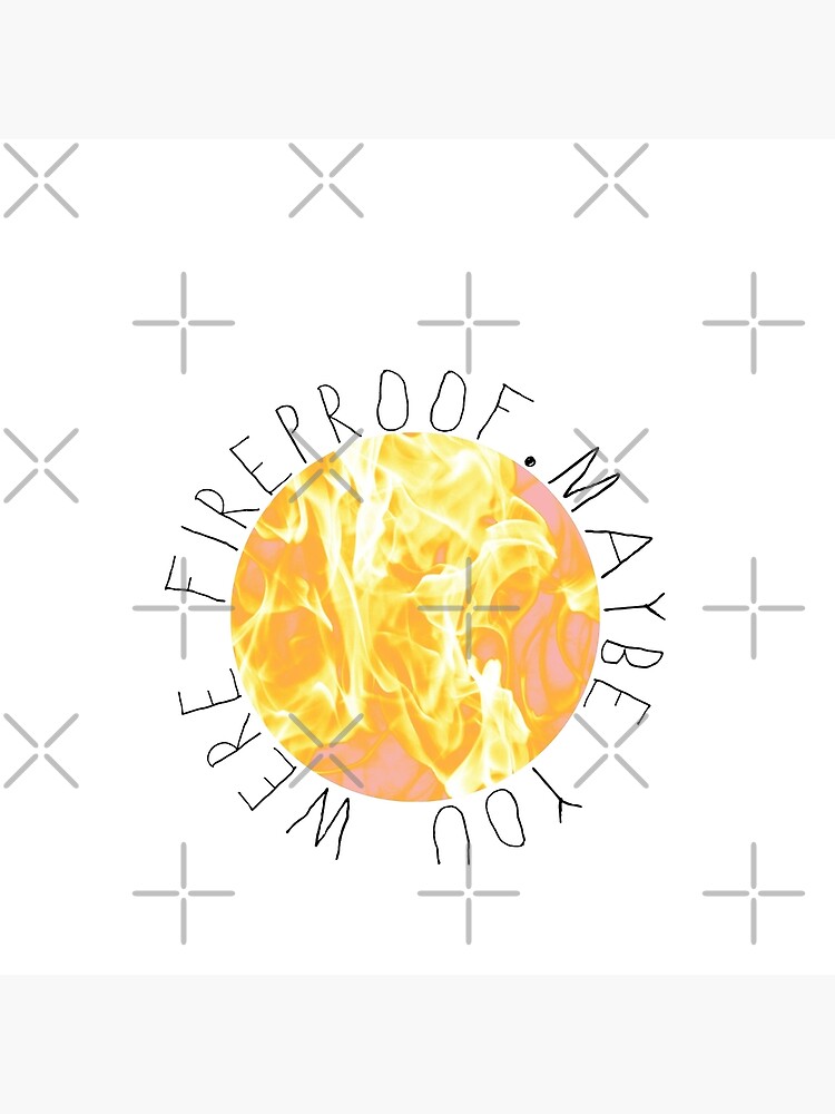 "FireProof" Poster for Sale by TheConcertKid | Redbubble