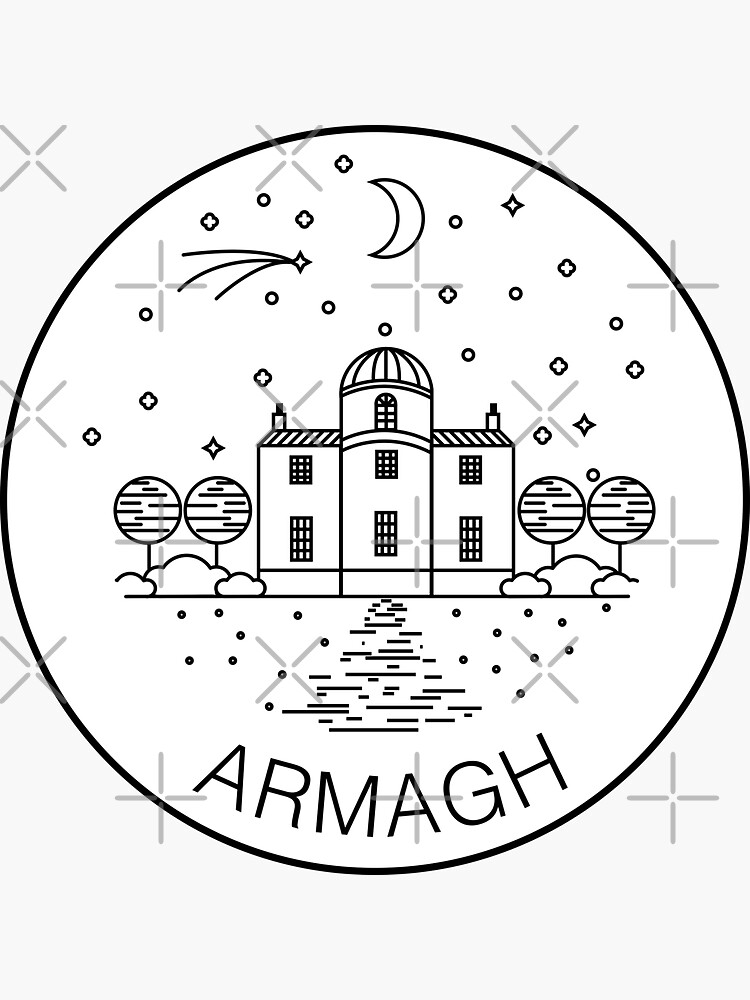 "We are Armagh" Sticker by Mr-Robinson | Redbubble