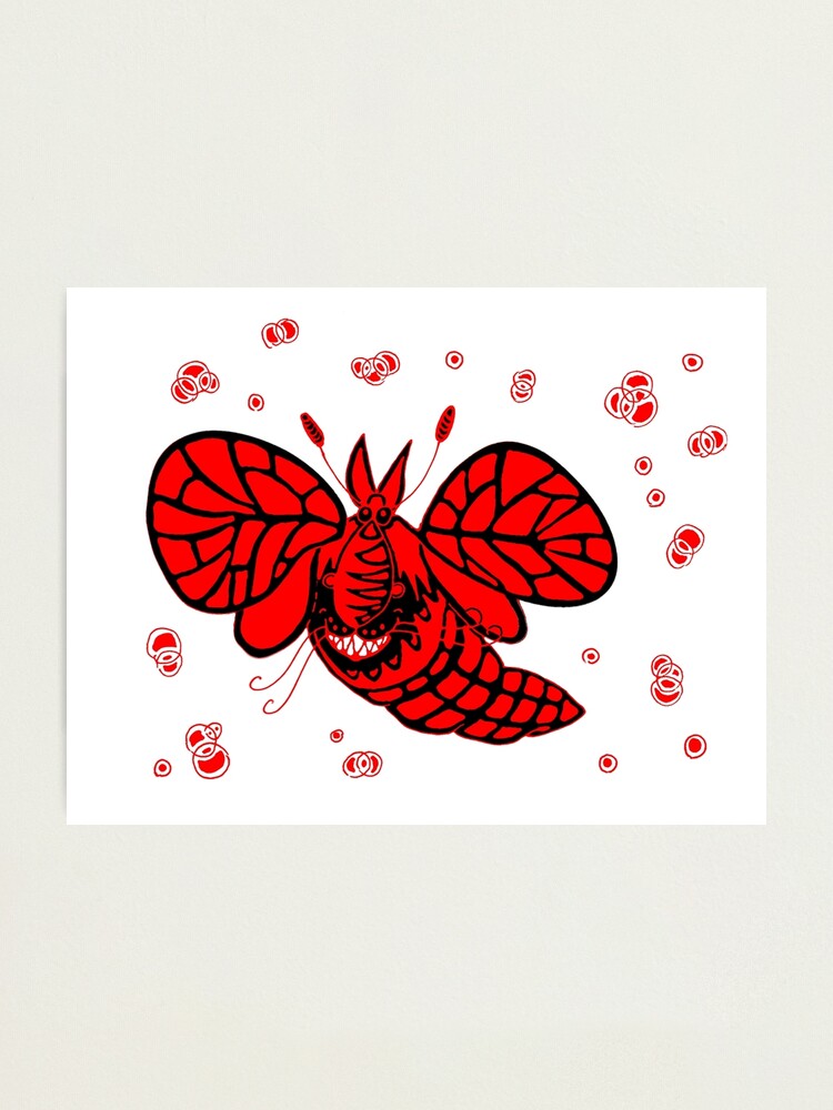 "CatFly in rot" Fotodruck von cuprum | Redbubble