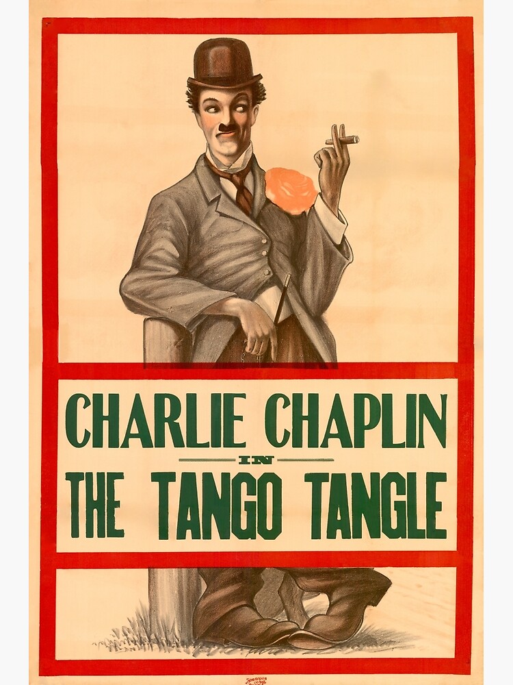 "Vintage Hollywood Nostalgia Charlie Chaplin The Tango Tangle Film ...
