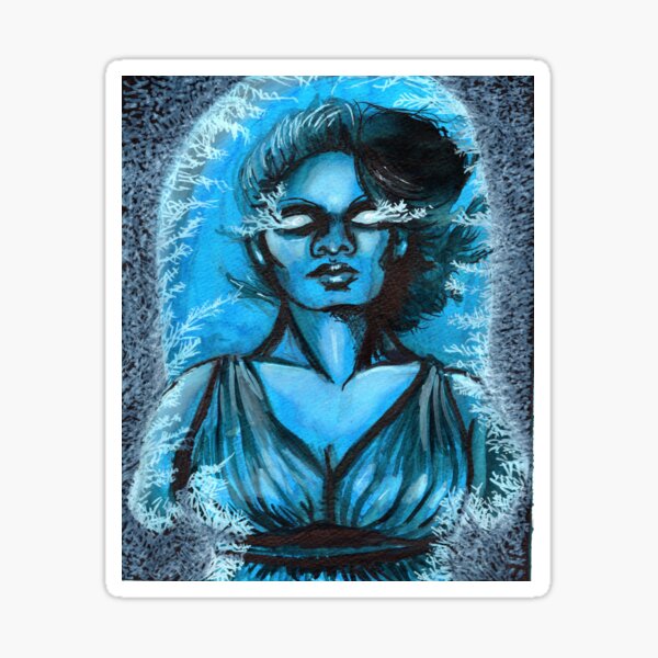"Freeze" Sticker by KLoganArt | Redbubble