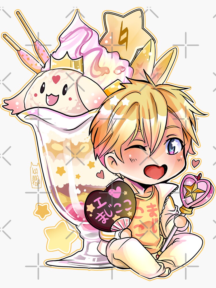 "Nagi Parfait" Sticker for Sale by Kamapon | Redbubble