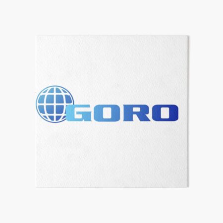 "GORO LOGO" Art Board Print for Sale by GOROeSports | Redbubble