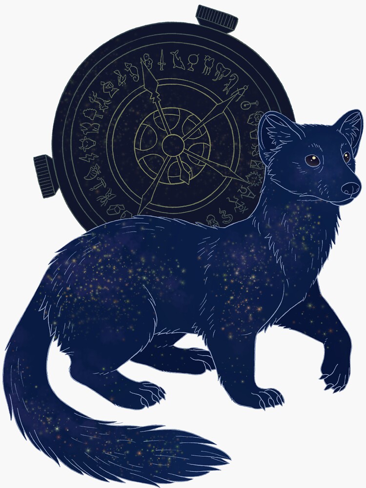 ".Pantalaimon." Sticker for Sale by AlexBaxter | Redbubble