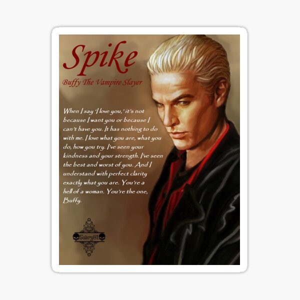 "Spike Buffy the vampire slayer" Sticker by Sabry81 | Redbubble