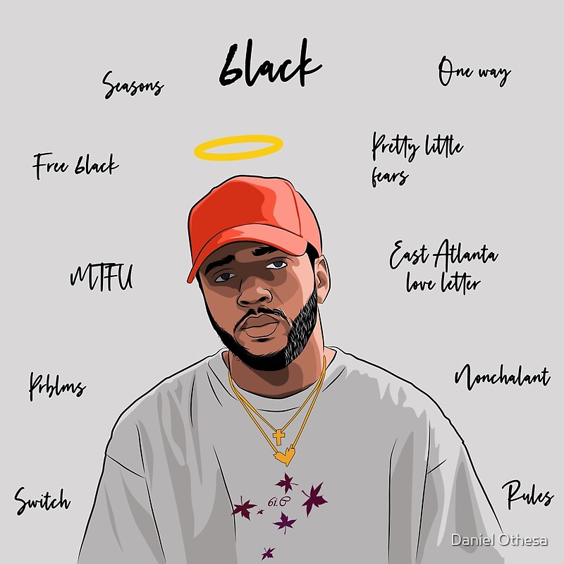 "Free 6lack" by Daniel Othesa | Redbubble
