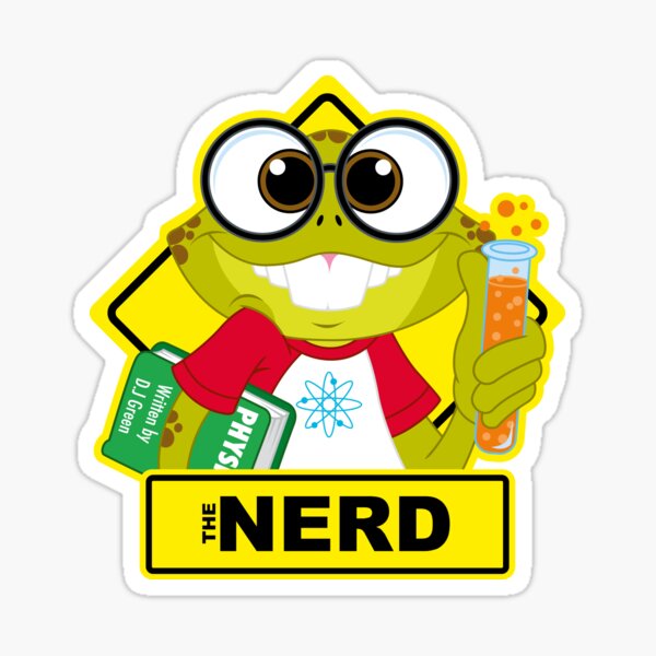 "Toad Rage! THE NERD" Sticker for Sale by Rookie | Redbubble
