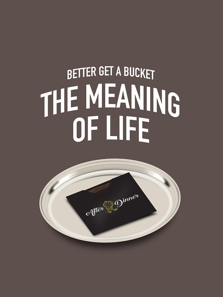 "The Meaning of Life - Alternative Movie Poster" T-shirt by ...