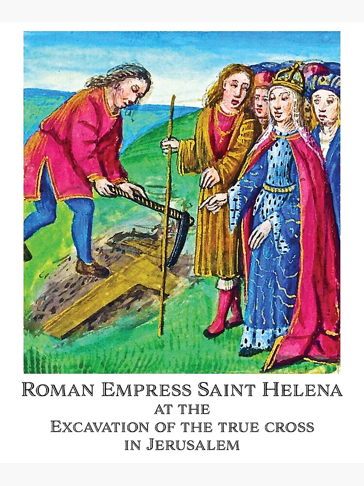 "Empress Helena Discovers the True Cross " Poster for Sale by ...