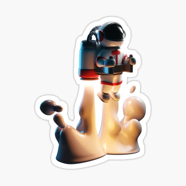 "Jetpack v4" Sticker for Sale by by-vonk | Redbubble